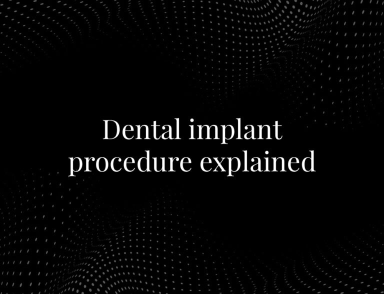 Dental Implant Procedure Explained | Dentzz Dental